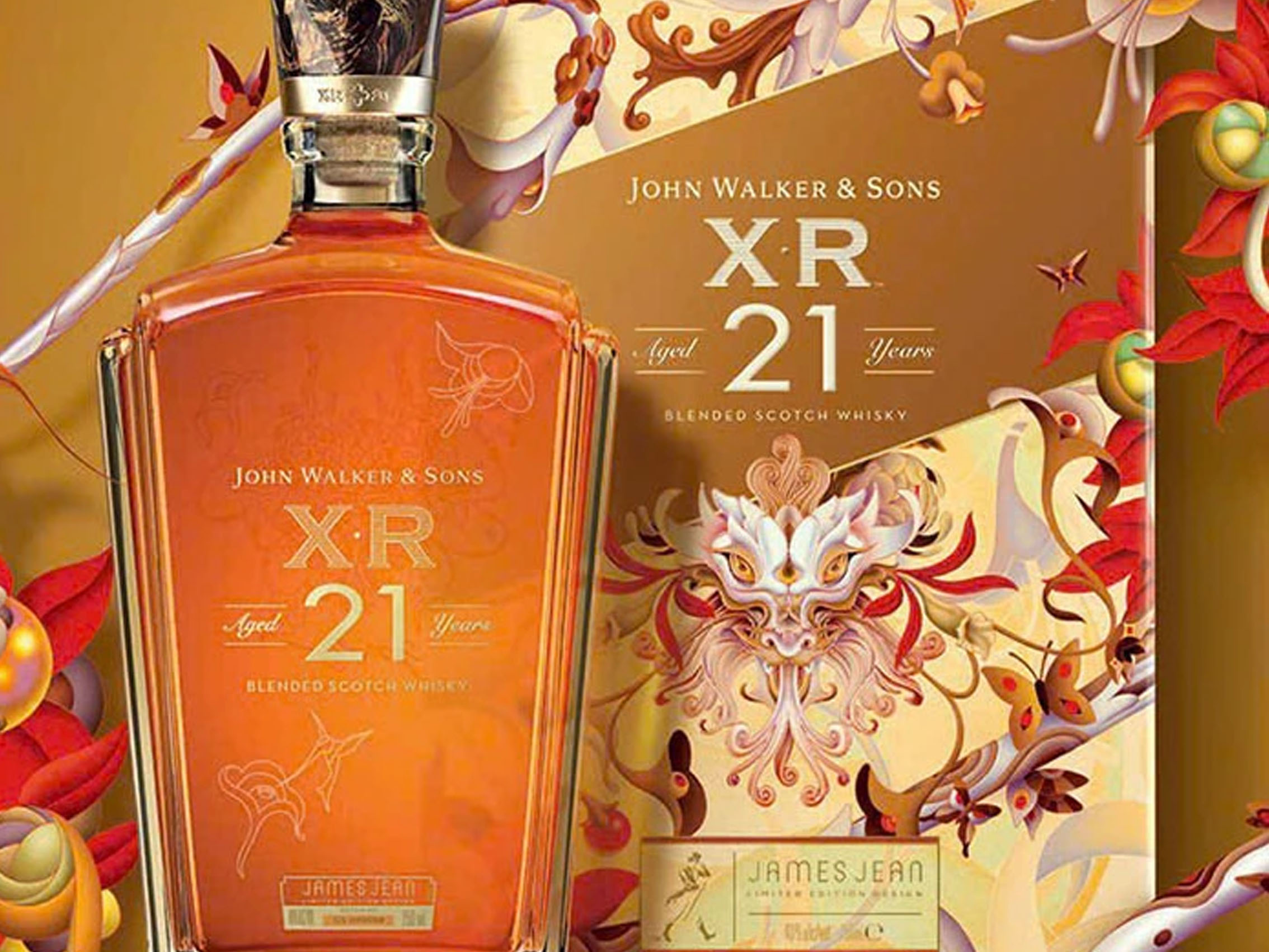 Rượu Johnnie Walker & Sons XR 21 - Năm Rồng - Giá chỉ 2.050.000₫