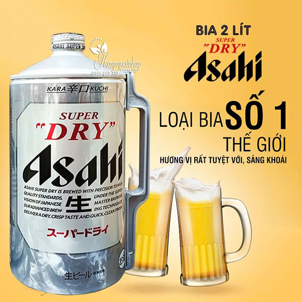 Đánh giá chi tiết bia asahi super dry 2l: có đáng mua không?